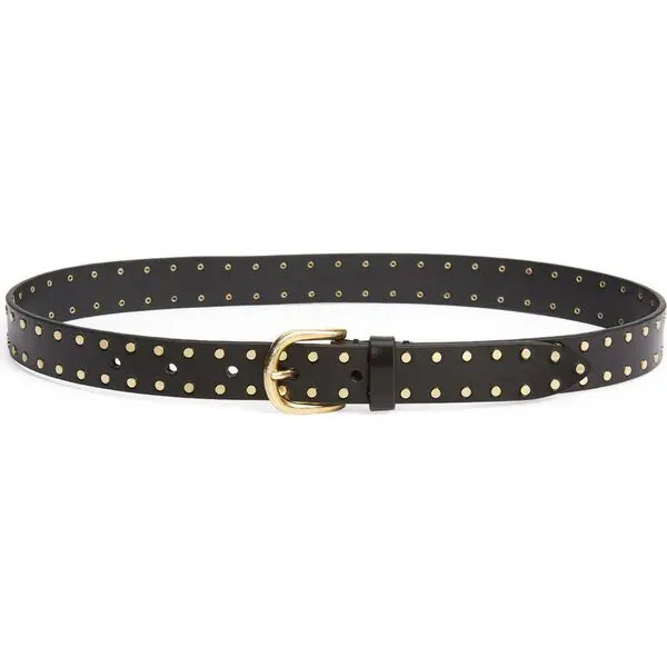 Isabel Marant Zap Stud Belt - Black 01bk