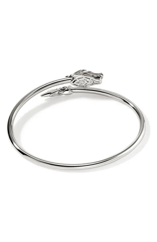 John Hardy Naga Bypass Cuff Bracelet - Silver