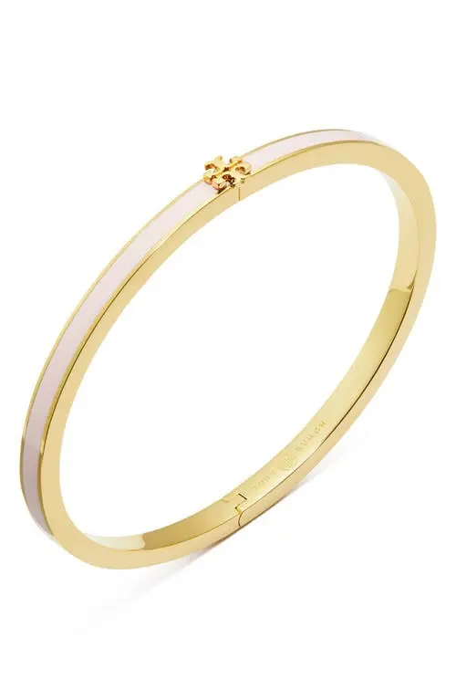 Tory Burch Thin Icon Enamel Bracelet - Tory Gold/pink Snow