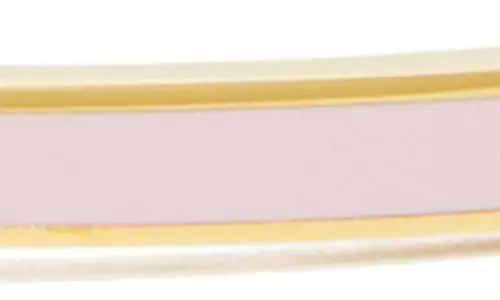 Tory Burch Thin Icon Enamel Bracelet - Tory Gold/pink Snow