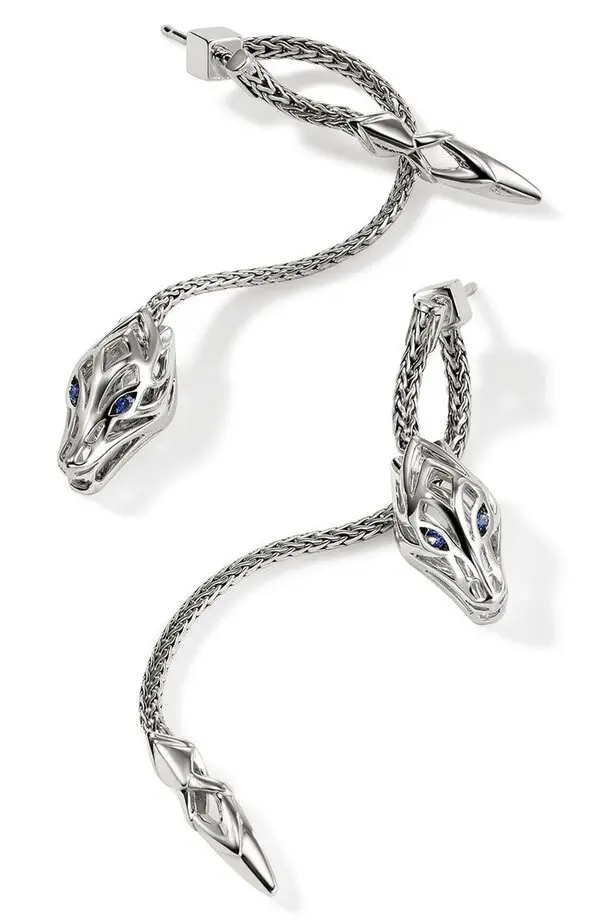 John Hardy Naga Drop Earrings