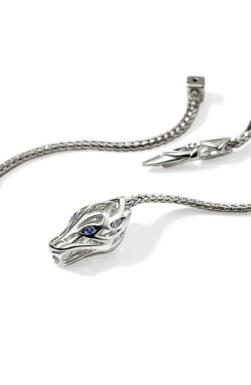 John Hardy Naga Drop Earrings - Silver