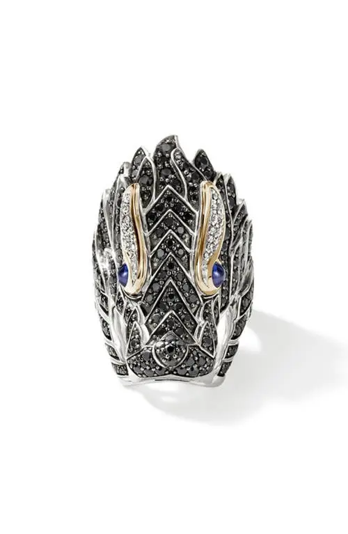 John Hardy Naga Sapphire Ring - Black