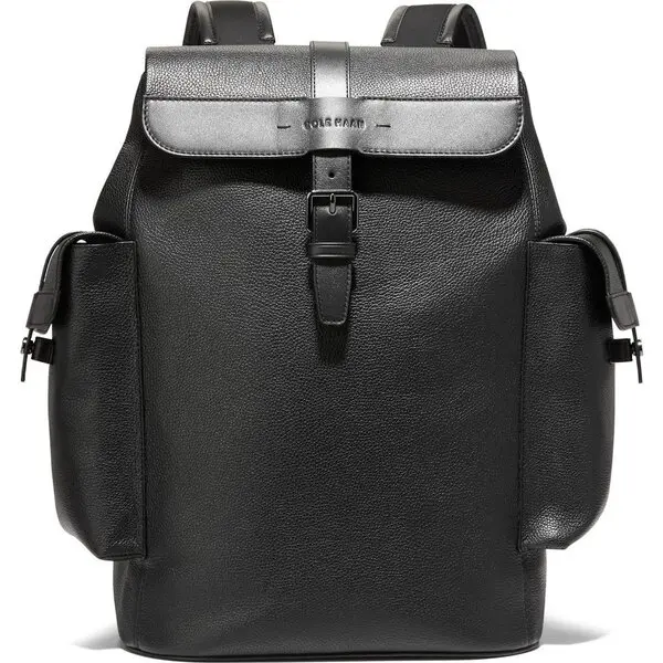 Cole Haan Triboro Leather Backpack - Black