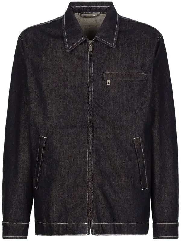 Dolce & Gabbana Contrast-stitch Denim Jacket