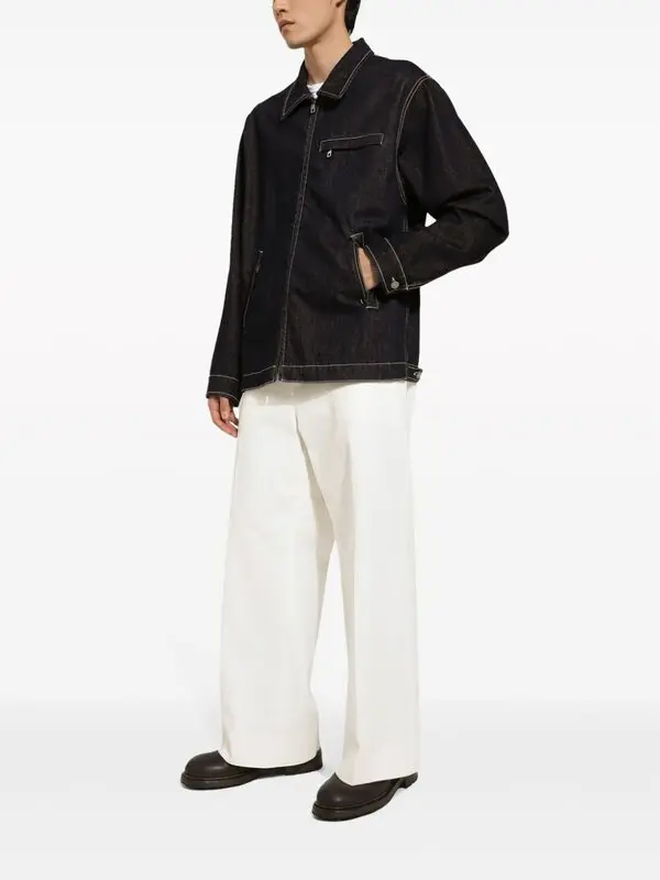 Dolce & Gabbana Contrast-stitch Denim Jacket