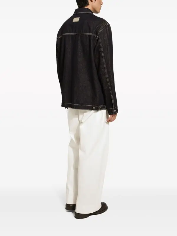 Dolce & Gabbana Contrast-stitch Denim Jacket