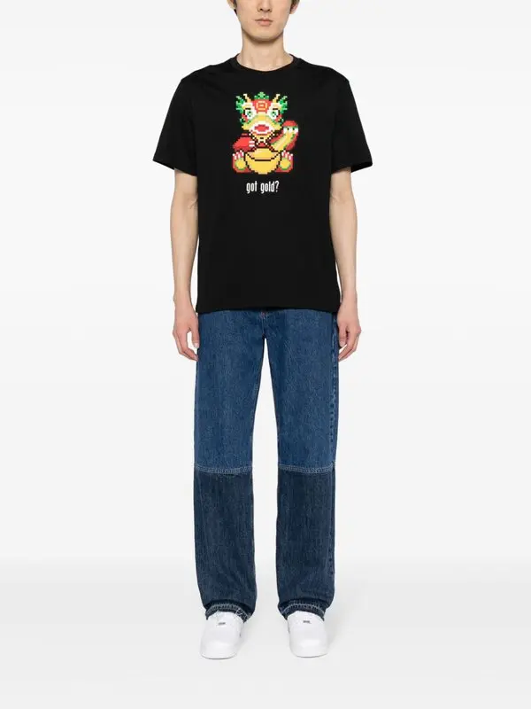 MOSTLY HEARD RARELY SEEN Got Gold Cotton T-shirt - Black