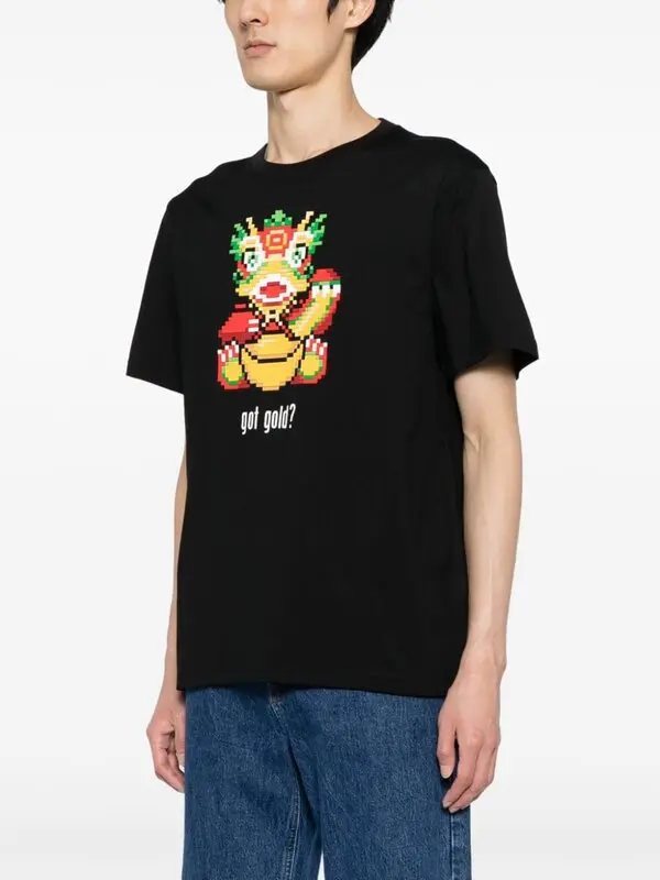 MOSTLY HEARD RARELY SEEN Got Gold Cotton T-shirt - Black