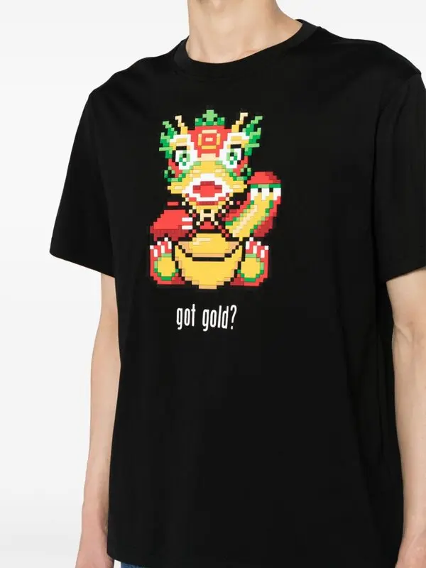 MOSTLY HEARD RARELY SEEN Got Gold Cotton T-shirt - Black