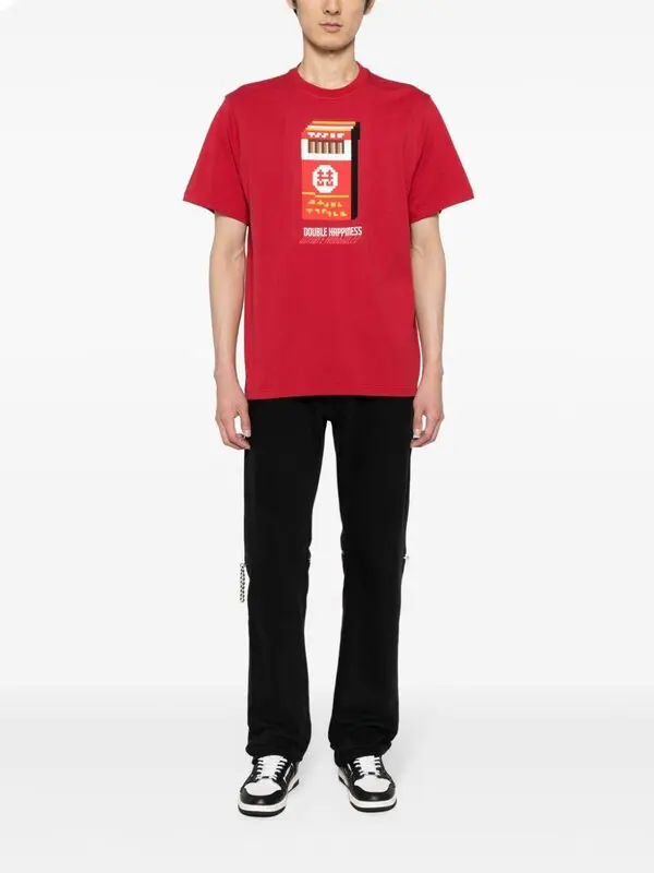 MOSTLY HEARD RARELY SEEN Pixelated-print Cotton T-shirt