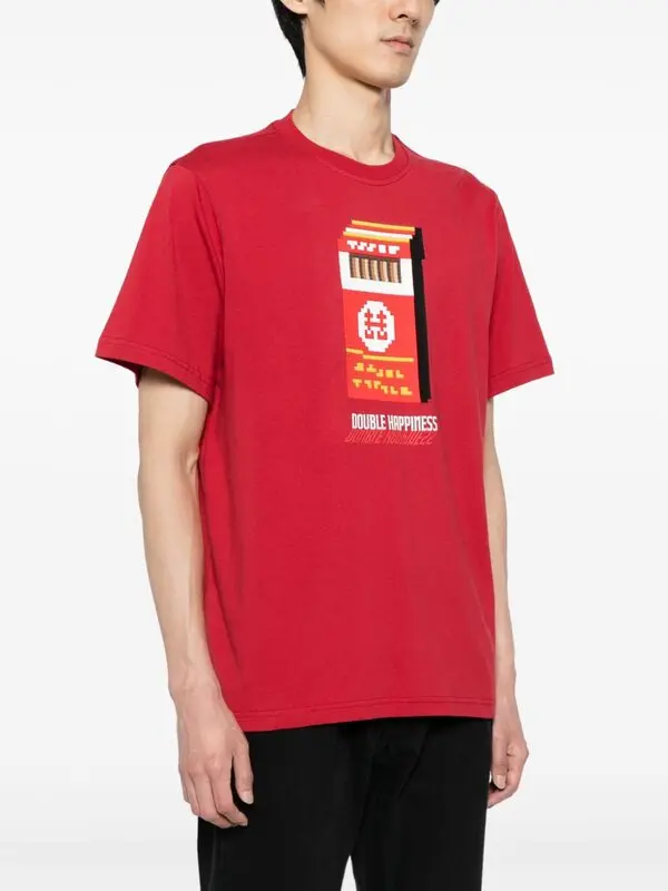 MOSTLY HEARD RARELY SEEN Pixelated-print Cotton T-shirt