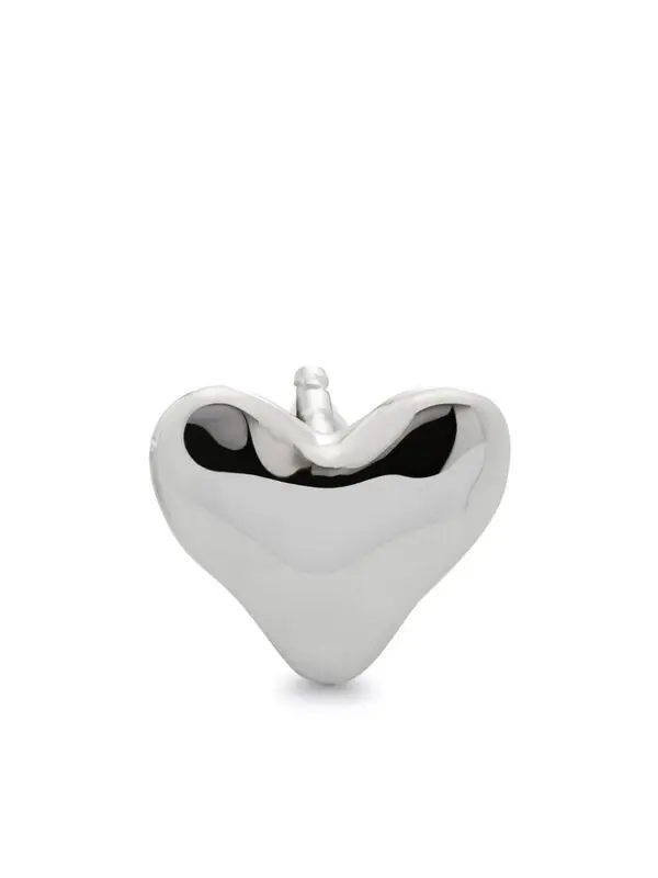 Monica Vinader Heart Stud Earrings - Silver