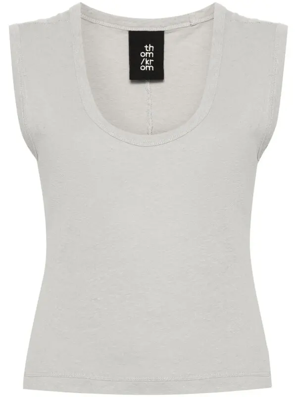 THOM KROM Ribbed Mélange Top