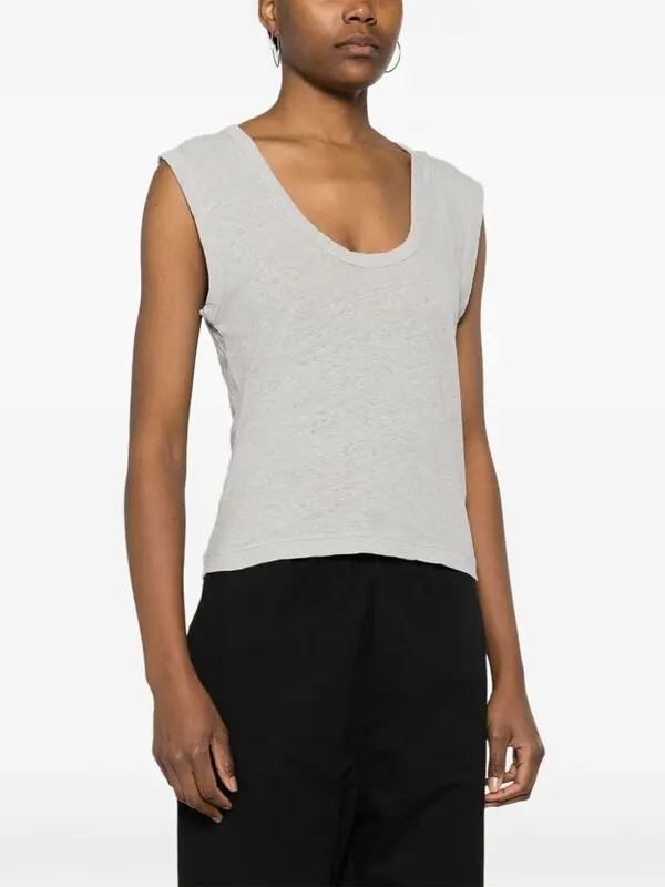 THOM KROM Ribbed Mélange Top