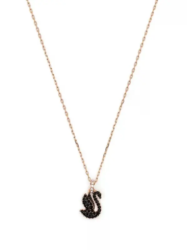 SWAROVSKI Swan Pendant Necklace - Pink
