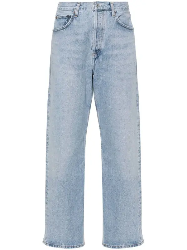 AGOLDE Fran Low-rise Jeans - Blue