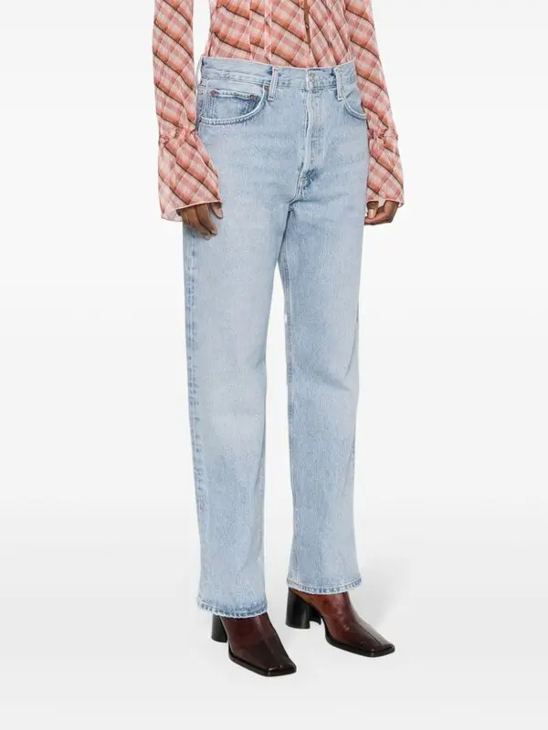 AGOLDE Fran Low-rise Jeans - Blue