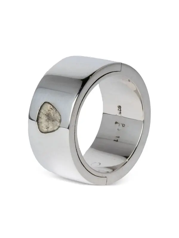 PARTS OF FOUR Sistema Sterling Diamond Ring - Silver