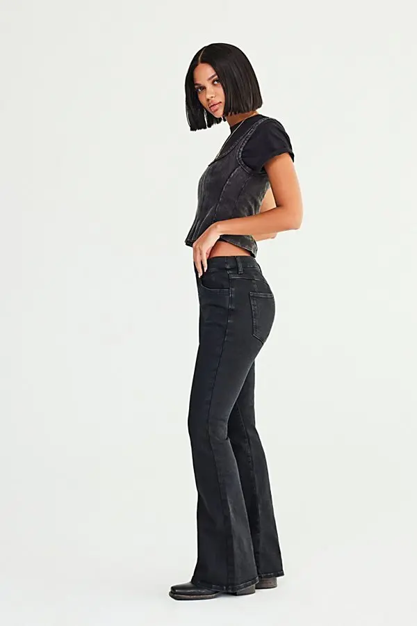 Free People We The Free Crvy Infinite Stretch Pull-on Flare Jeans