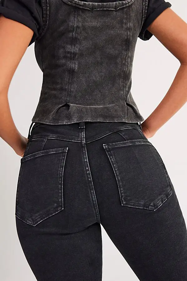 Free People We The Free Crvy Infinite Stretch Pull-on Flare Jeans