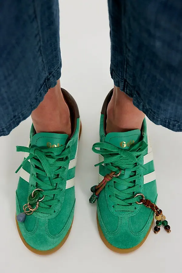 Gola Torpedo Sneakers - Jade/off White/dark Brown