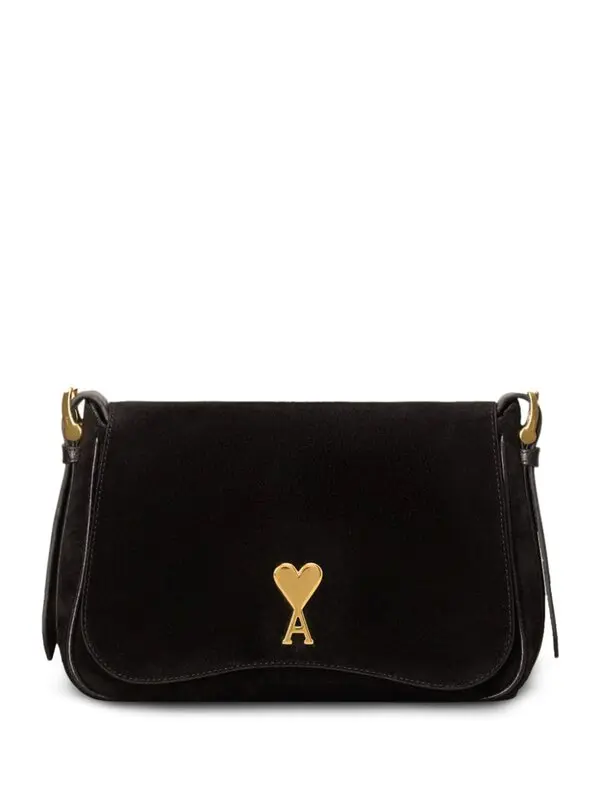 AMI Paris Paname Suede Shoulder Bag