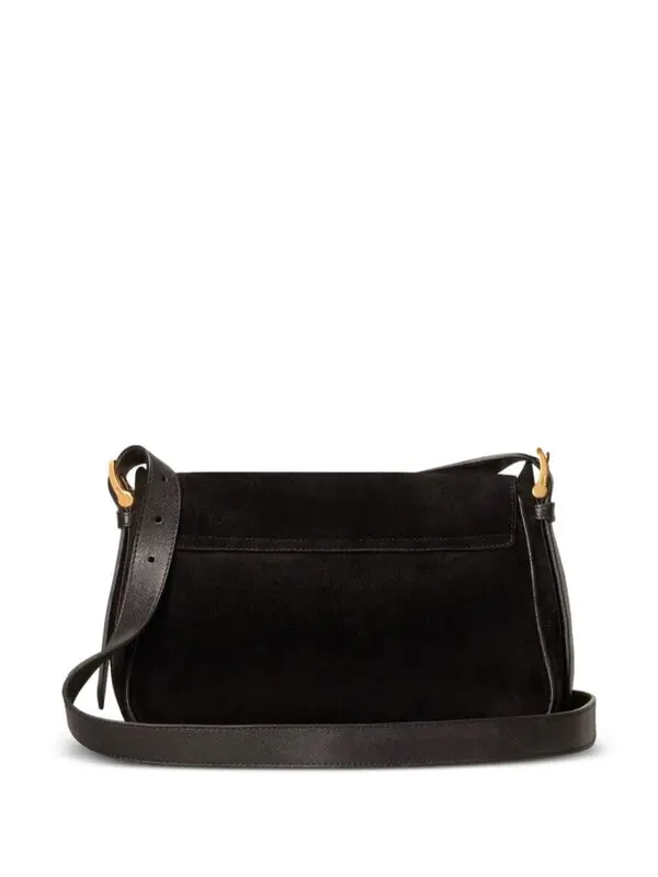AMI Paris Paname Suede Shoulder Bag