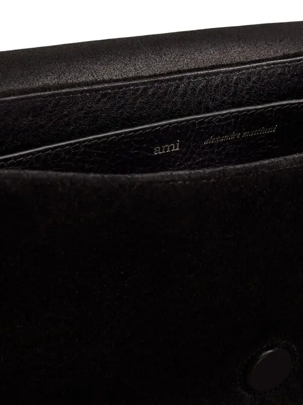 AMI Paris Paname Suede Shoulder Bag