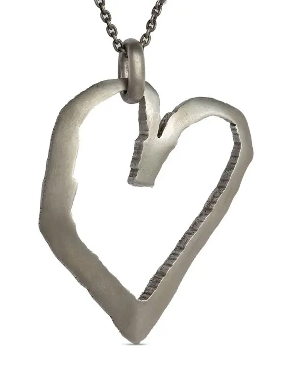 PARTS OF FOUR Jazz's Heart Necklace - Silver
