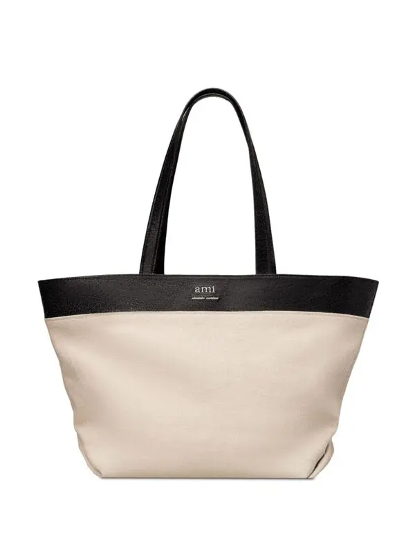 AMI Paris Panelled Tote Bag