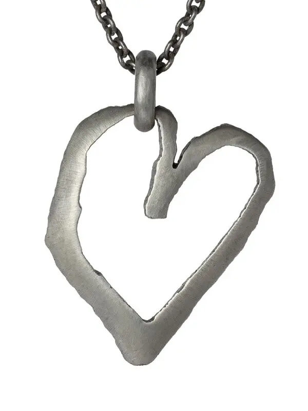 PARTS OF FOUR Jazz's Heart Necklace - Silver