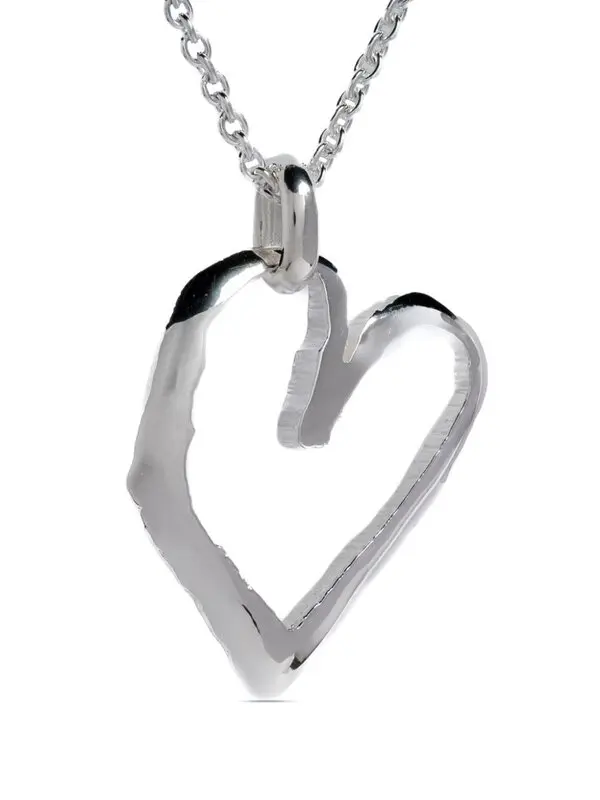 PARTS OF FOUR Jazz's Heart Sterling Necklace - Silver