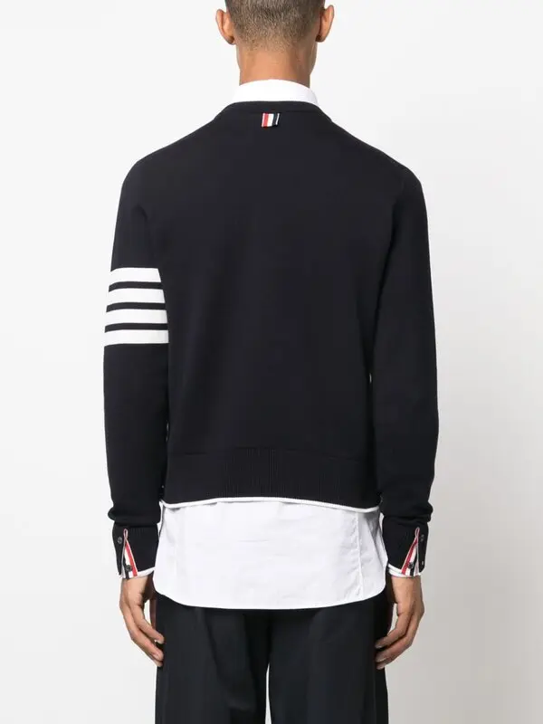 Thom Browne Fish Icon-intarsia Jumper