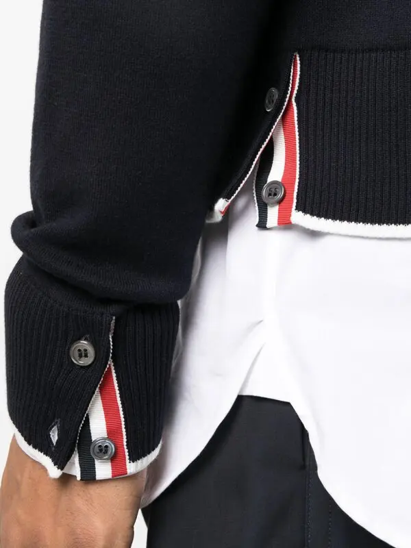 Thom Browne Fish Icon-intarsia Jumper