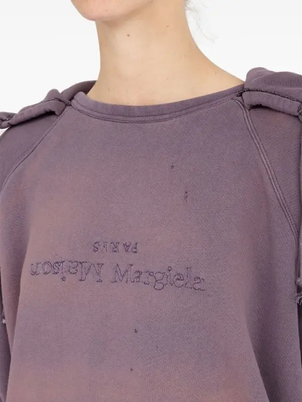 MAISON MARGIELA Reverse-logo Cotton Hoodie