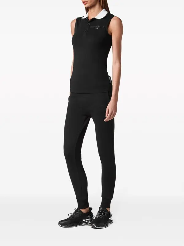 PLEIN SPORT Sleeveless Polo Top