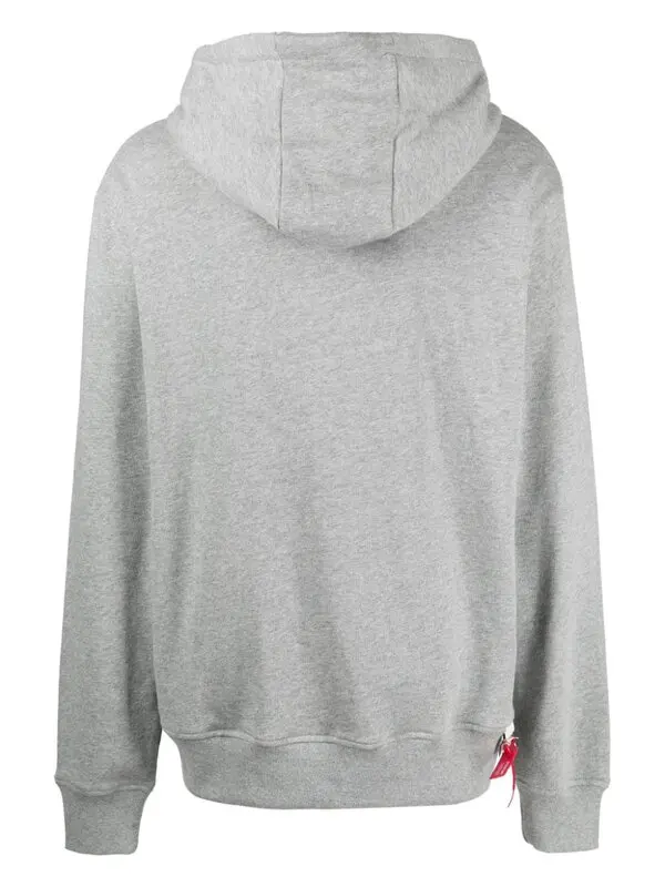 MOSTLY HEARD RARELY SEEN Graphic-print Cotton Hoodie - Grey