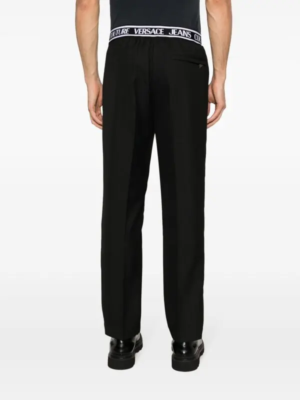 Versace Logo-waistband Trousers