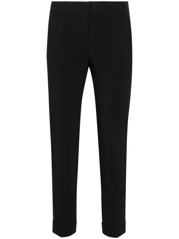Etro High-waist Cropped Trousers - Black