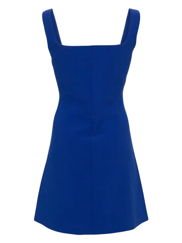 Theory Square-Neck A-Line Minidress In Blue - 80% Off | Editorialist