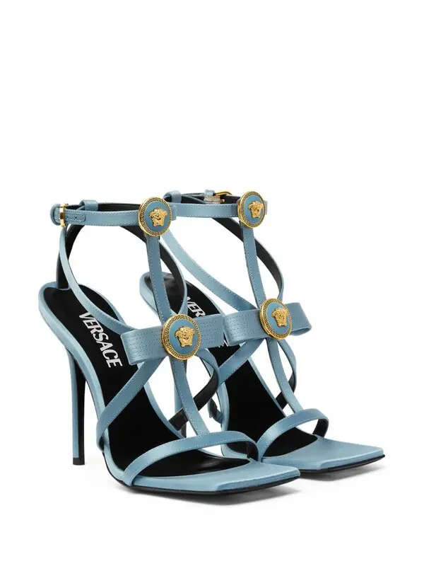 Versace Ribbon Caged Sandals