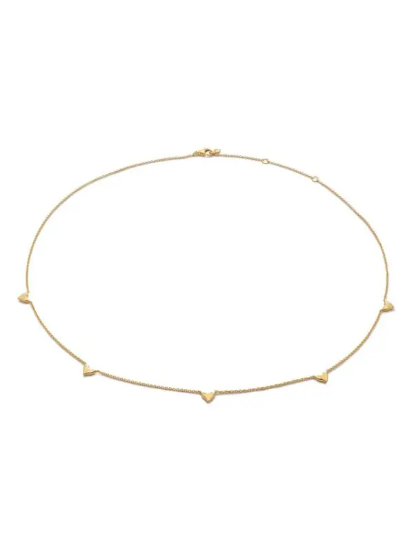 Monica Vinader Heart-detail Chain Necklace - Gold