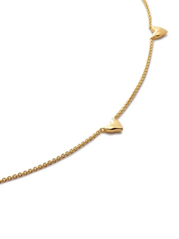 Monica Vinader Heart-detail Chain Necklace - Gold