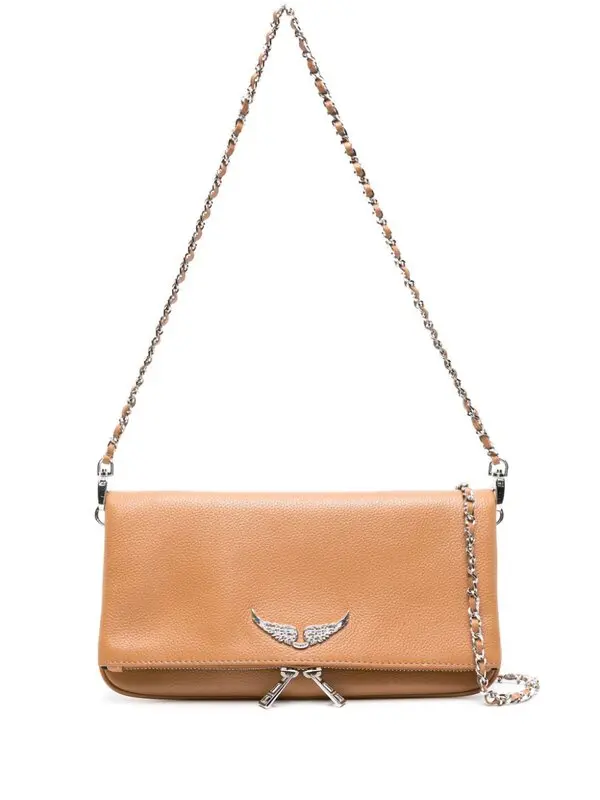 Zadig&Voltaire Rock Leather Crossbody Bag - Brown