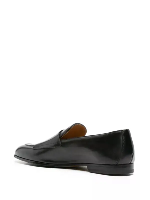 DOUCAL'S Double-buckle Monk Shoes - Black