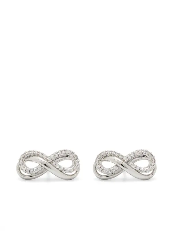 SWAROVSKI Hyperbola Stud Earrings - White