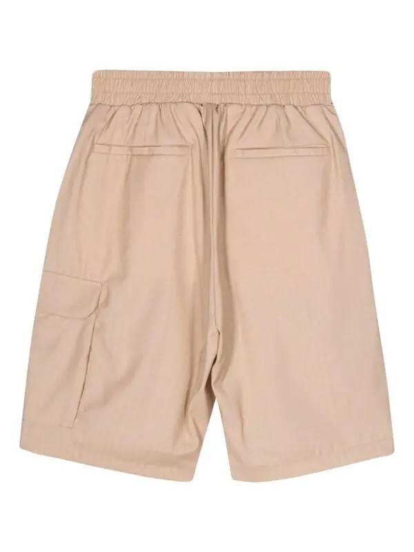 FAMILY FIRST Striped Twill Shorts