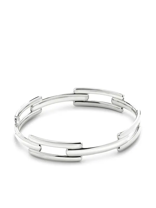 Monica Vinader Signature Link Bangle - Silver