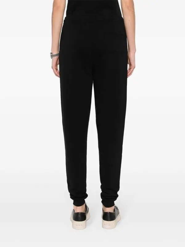 Maison Kitsuné Fox-appliqué Track Pants - Black